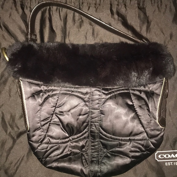 Coach | Bags | Rabbit Fur Coach Bag | Poshmark